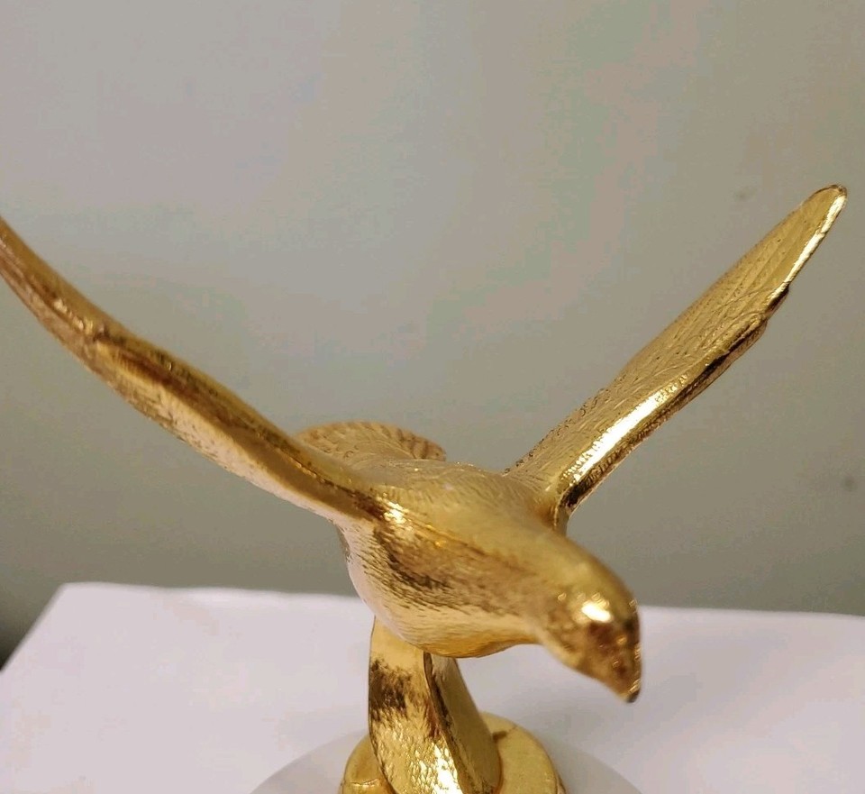Vintage Homing Pigeon in Flight Bird Dove Metal Trophy figure, about 4 ...