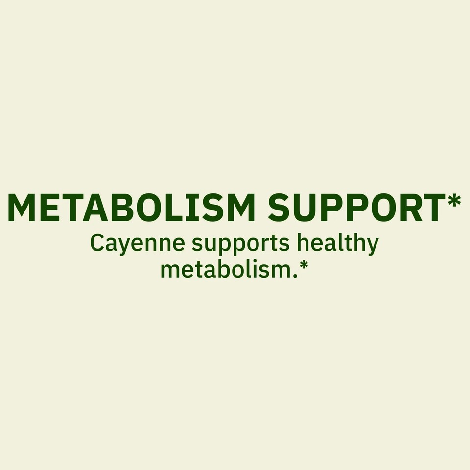 Spring Valley Cayenne Capsules 455 mg, 100 Count – Metabolism Support ...