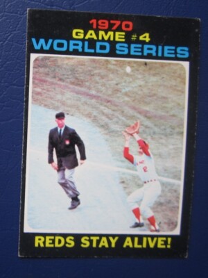 1971 Topps World Series Game 4 (Reds Stay Alive) #330 EX | eBay
