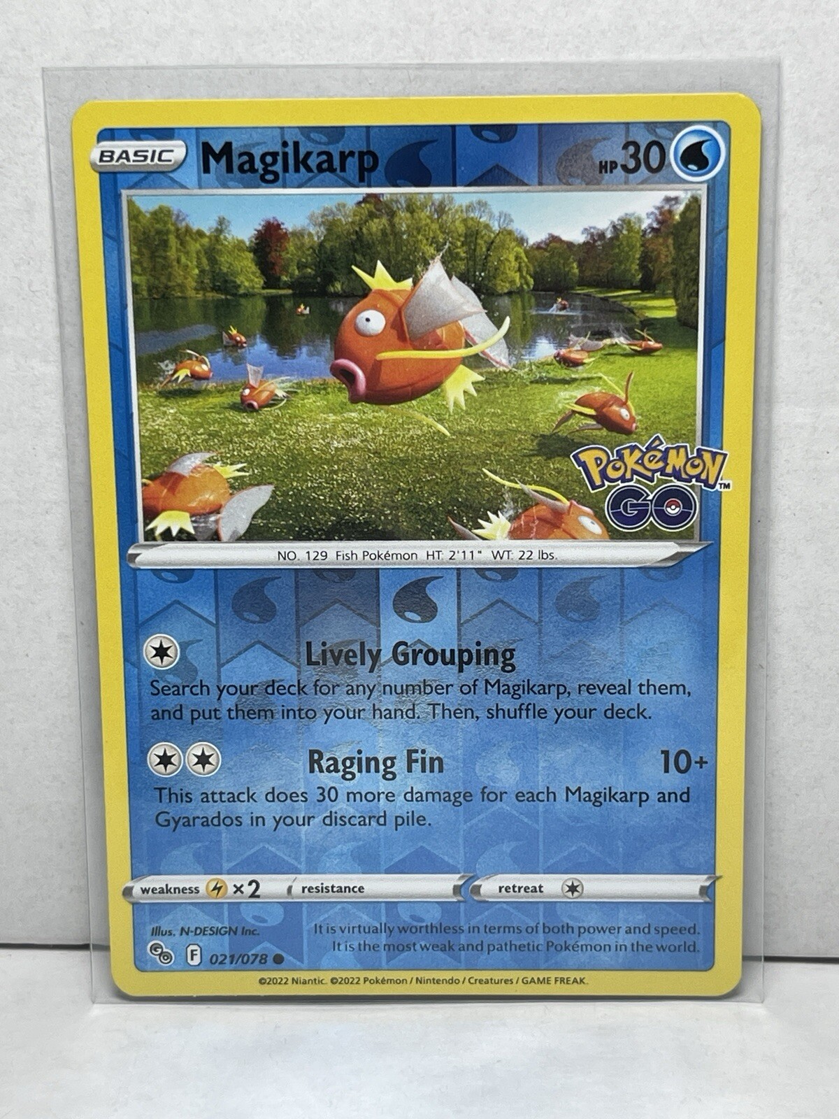 Magikarp 021/078 Pokémon GO Reverse Holo for sale online | eBay
