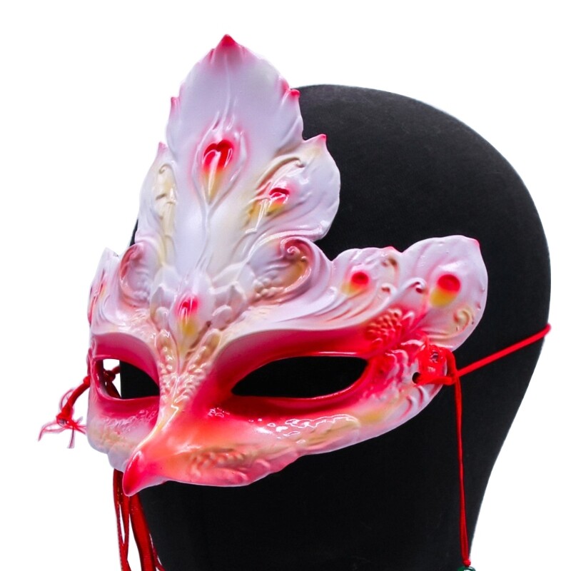 Unique Women Half Face Mask Masquerade Party Prom Halloween Cosplay ...