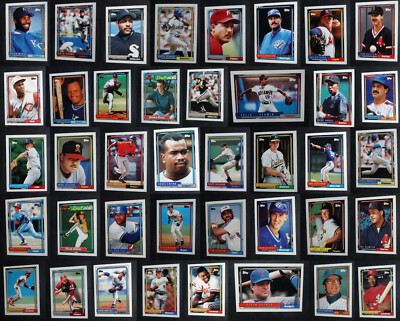 1992 Topps Micro Mini Baseball Cards Complete Your Set U Pick From List ...