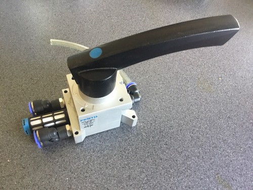 Festo Hand Lever Pneumatic Valve VHER- With Silencer | eBay