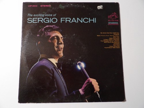 Vinyl Sergio Franchi The Exciting Voice Of Sergio Franchi LP Stereo LSP ...