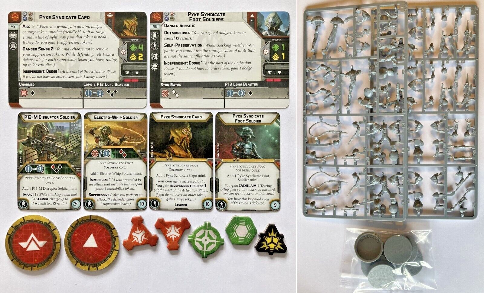 Shadow Collective Unit & Cards Multi-listing Star Wars Legion Atomic ...
