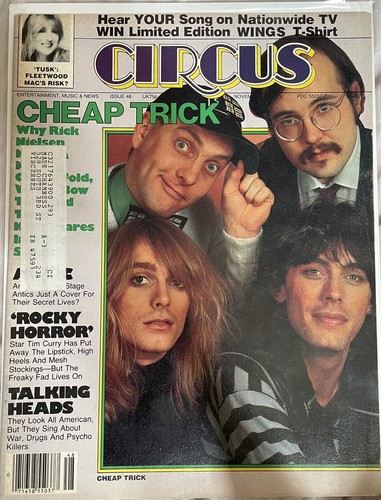 Circus Magazine Issue No. 48 (November 1979) Cheap Trick Cover NM+ ...