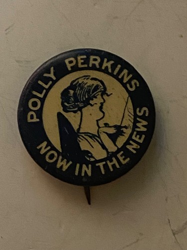 1930’s Polly Perkins Now In The News newspaper comics pin | eBay
