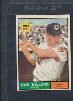1961 Topps #172 Don Dillard Indians EX *5574 | eBay