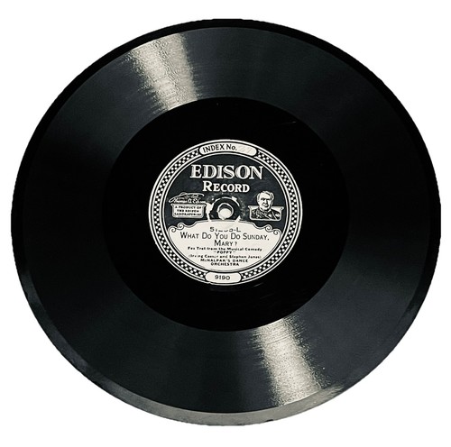 EDISON Diamond Disc Record 51255 - McNalpak's Dance Orchestra / Stevens ...