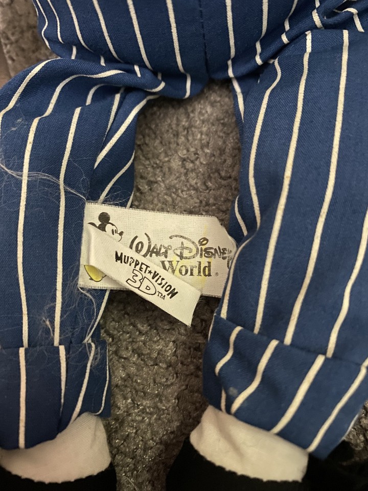 DISNEY Jim Henson Muppet Vision 3D STATLER 17” Plush Doll | eBay