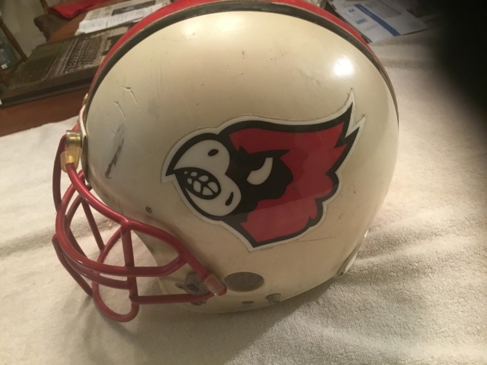 Vintage 1990's University of Louisville Cardinals Football Game Helmet ...