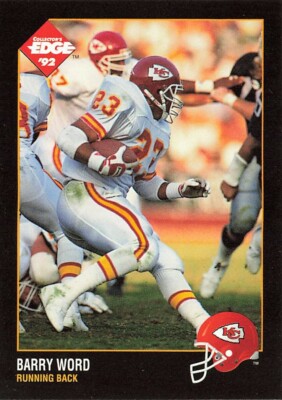 1992 Collector's Edge Football #76 Barry Word | eBay