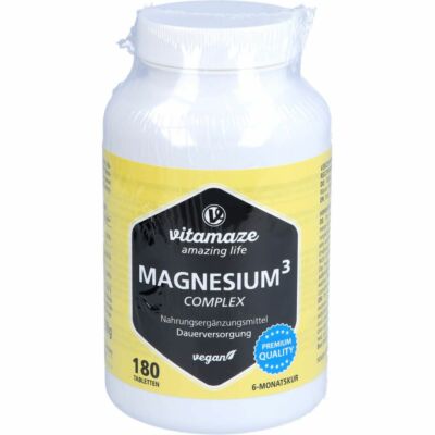 MAGNESIO 350 Mg Complesso Citrato/Ossido/Carbonio Vegano 180 St ...