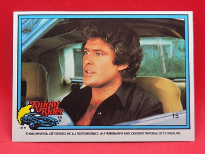 1983 Donruss Knight Rider Michael Knight #15 David Hasselhoff i_O | eBay