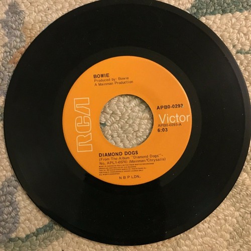 DAVID BOWIE DIAMOND DOGS HOLY HOLY 7" VINYL RCA CANADA 1974 APB0-0293 ...