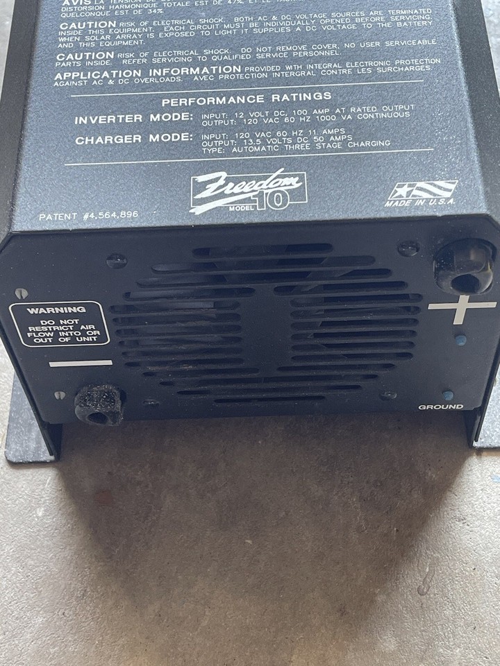 Boat Marine RV Battery Charger Heart Interface Freedom 10 Inverter ...