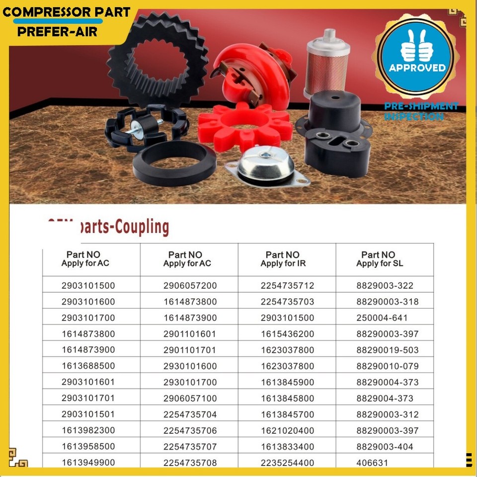 Coupling 1614873900 1613688500 1614873800 Fit for Atlas Copco Air ...