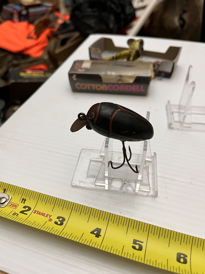 1936 CLOSE 100 Years Millsite RATTLE BUG Vintage Fishing Lure FIRST ...