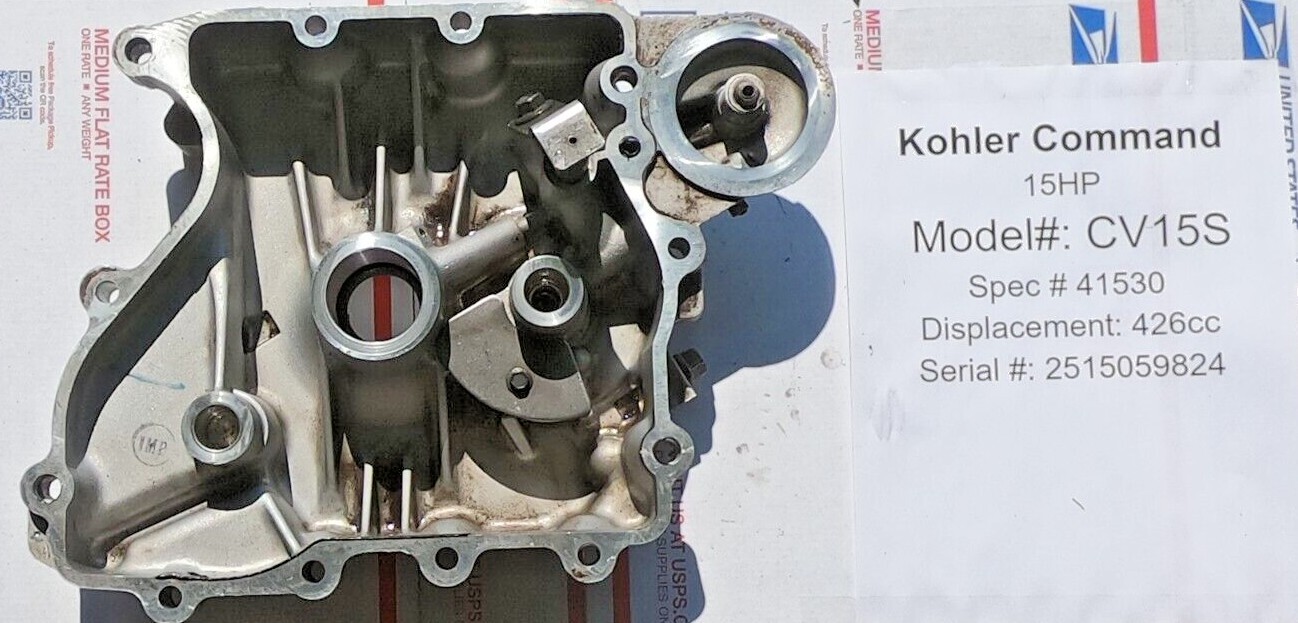 Kohler Command CV15S Engine Motor Crank CASE Block Oil Pump Sump Pan ...