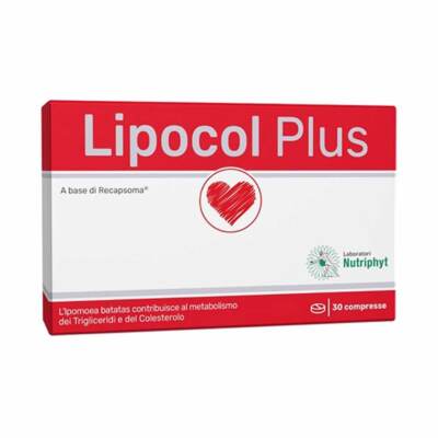 Laboratori Nutriphyt Lipocol Plus Integratore Colesterolo, 30 Compresse ...