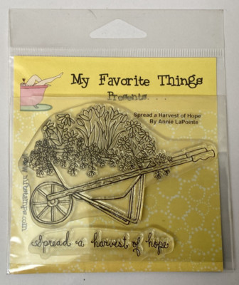 My Favorite Things Spread a Harvest of Hope wheelbarrow flowers Annie ...