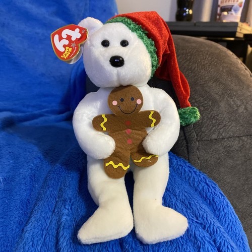 Ty Beanie Baby - GOODY Gingerbread Man Bear 8.5" MWMTs Plush Stuffed ...