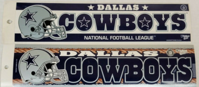 NFL Dallas Cowboys Bumper Sticker, New (Lot of 2) | eBay