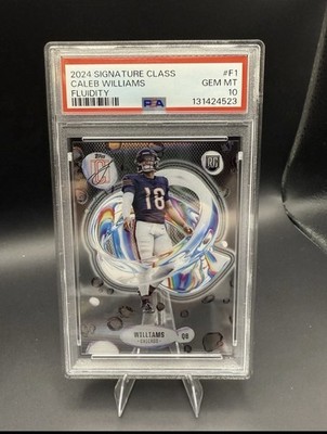2024 Topps Signature Class - Caleb Williams Fluidity RC Case Hit PSA 10 ...