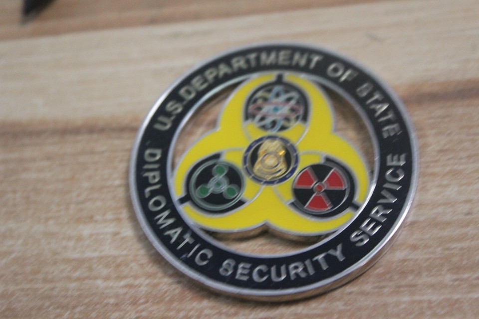 U.S. Department of State Diplomatic Security Service EOD Challenge Coin ...
