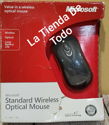 2004 Microsoft WIndows STANDARD WIRELESS OPTICAL MOUSE USB TRANSMITTER ...