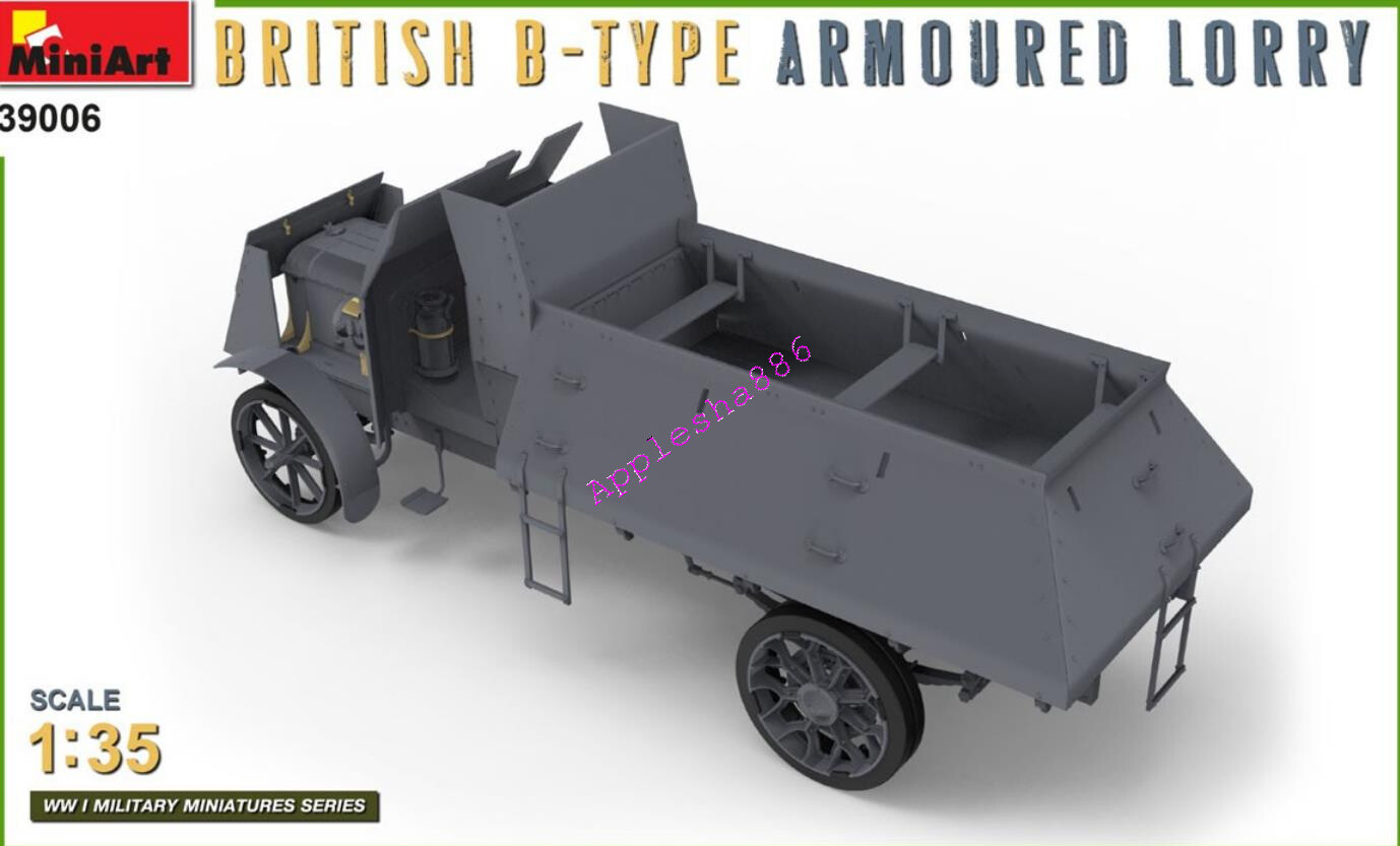 MINIART 39006 1/35 SCALE British B-Type Armoured Lorry Model Kit | eBay UK