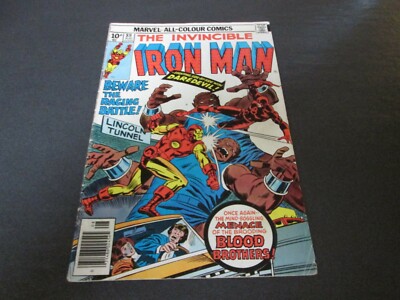 MARVEL COMIC IRON MAN NO 89 VOL 1 AUG 1976 | eBay