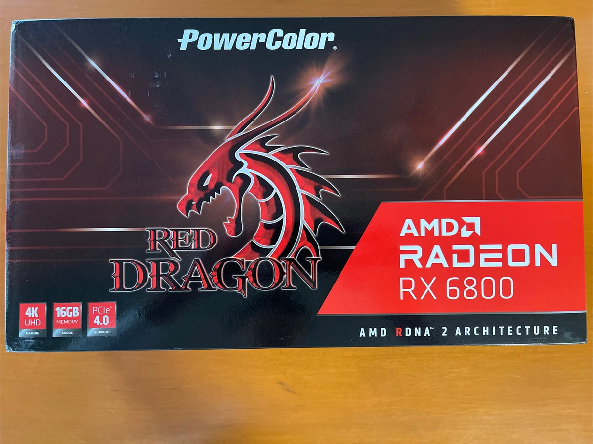 PowerColor Red Dragon AMD Radeon RX 6800 OC 16GB GDDR6