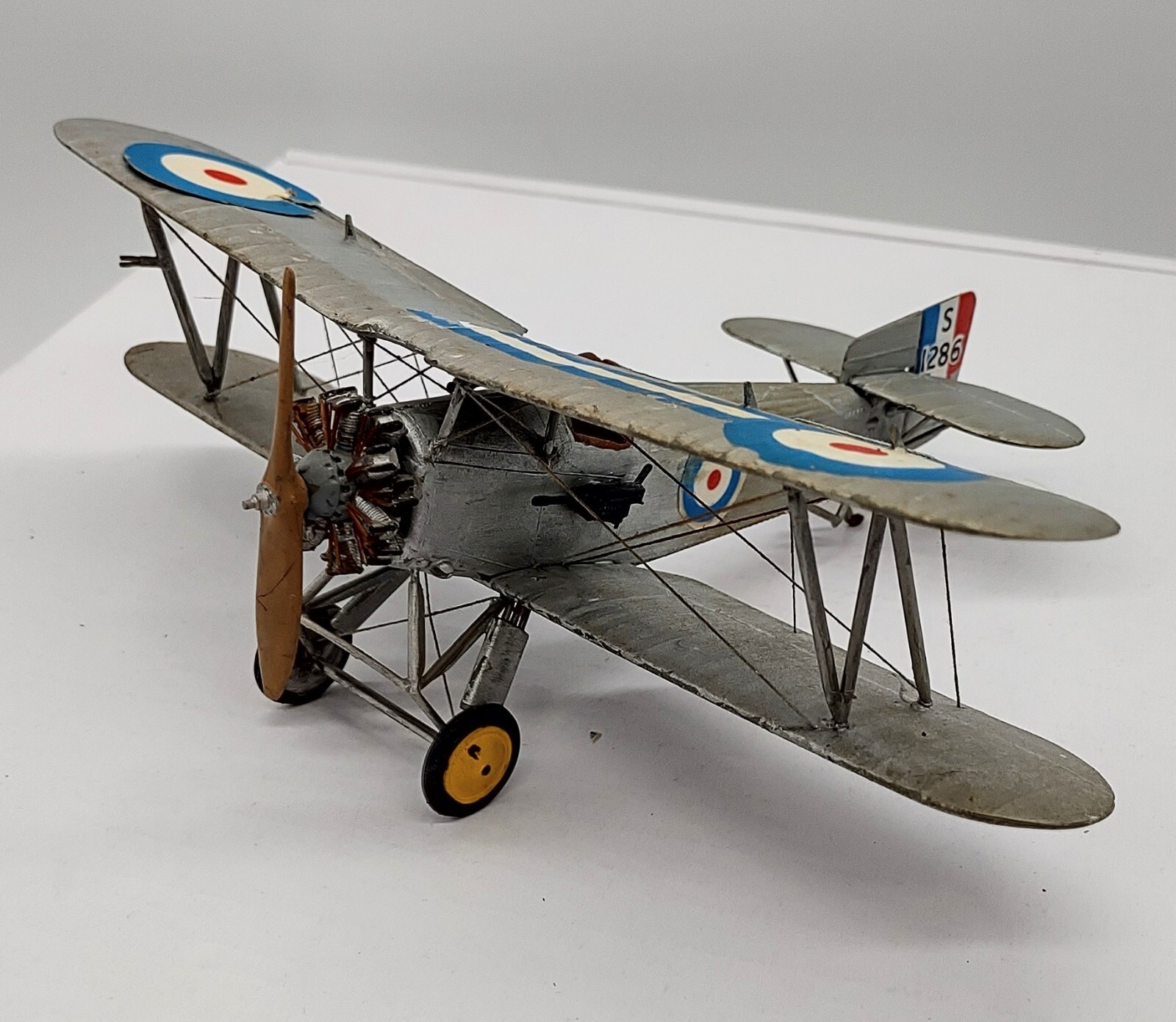 Rough 1:48 Scale Built Plastic Model Airplane WWII British Bristol ...