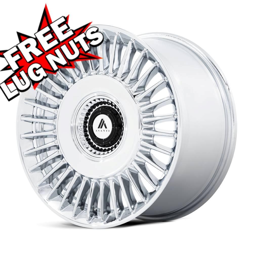 20 inch 20x9 Asanti ABL-40 TIARA CHROME wheels rims 5x112 +45 | eBay