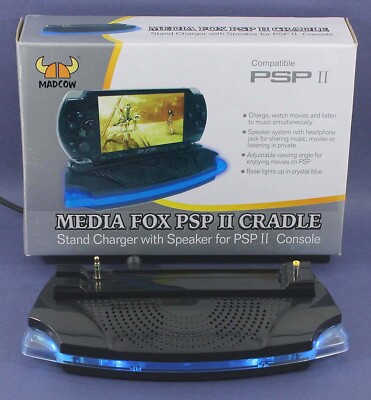 Vintage PSP Lighting Mini Speaker System Charging Stand Dock for PSP ...