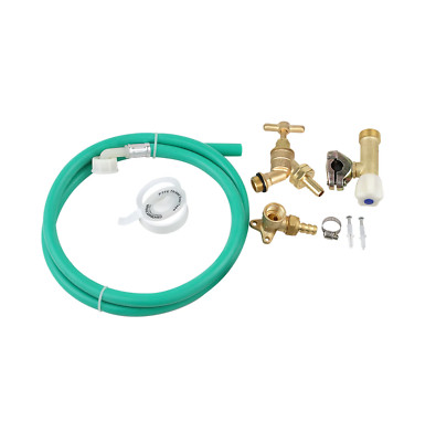 Brass Outdoor Tap Kit Garden Hose Tap w/ Easy DIY Installation Self ...