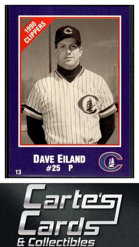 Dave Eiland 1990 Columbus Clippers Police #13 New York Yankees | eBay