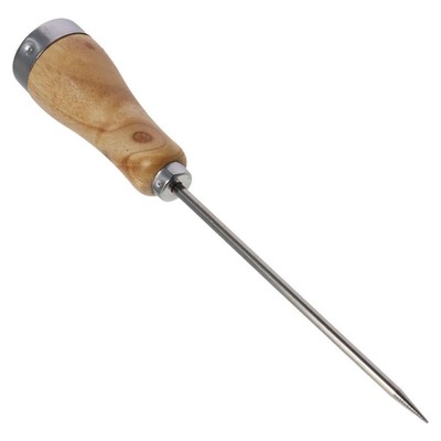 Single Fork Ice Pick Wooden Handle Ice Chisel Durable Ice Pick Crusher ...