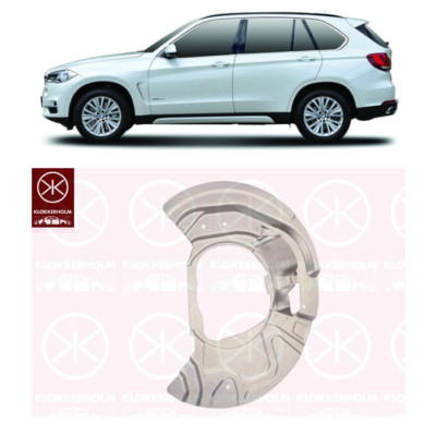 Brake Backing Plate Dust Shield - Front LH - fits BMW X5 (E70, F15), X6 ...