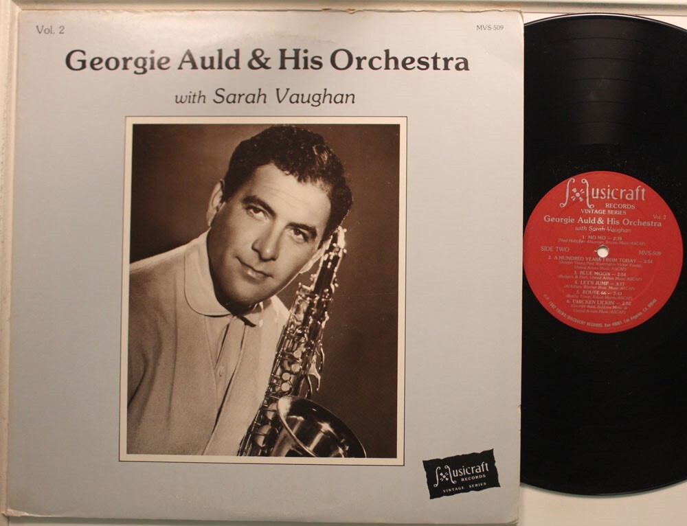 Georgie Auld & Sarah Vaughan Lp Volume 2 On Musicraft - Vg++ To Nm ...