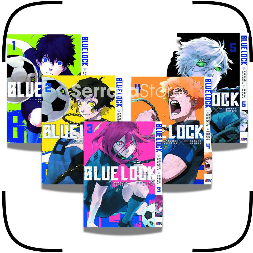 Blue Lock Manga Comic Vol. 1-34 English Version (Set of 5) FREE ...