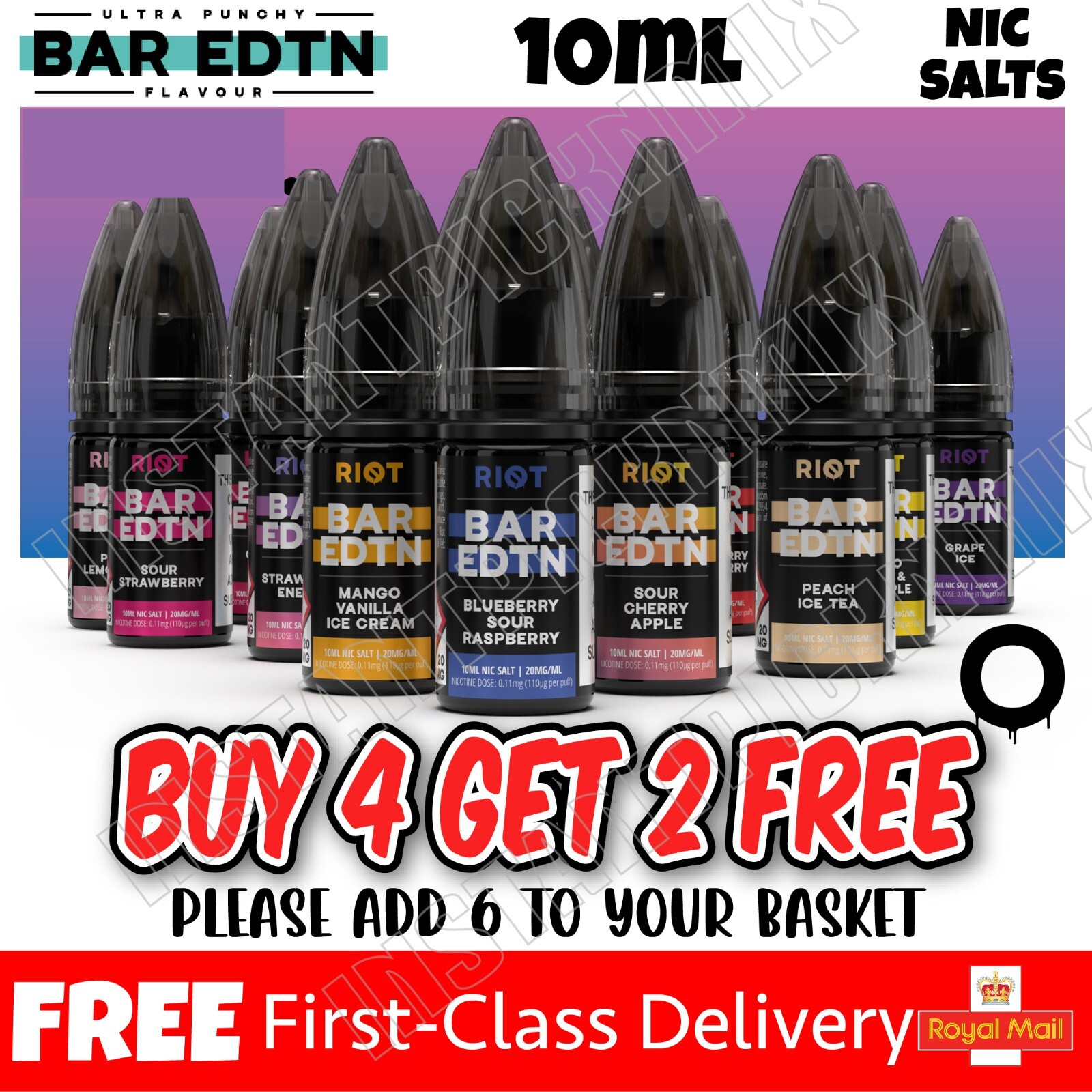 Riot Squad 10ml Nicotine Nic Salt Salts Vape juice E Liquid flavou 5mg ...