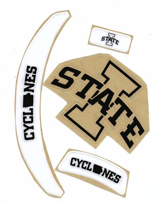 Like Iowa State Football Helmet Decals White Helmet | eBay