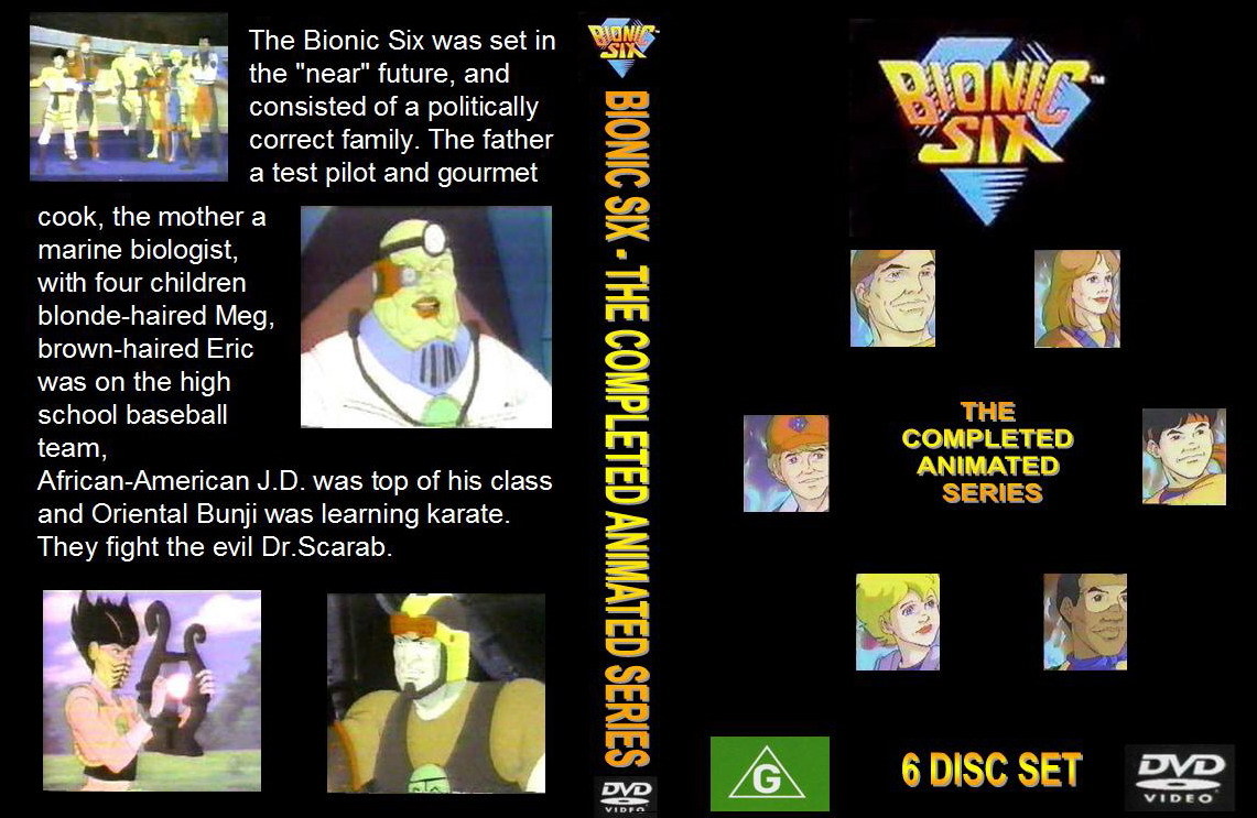 DVD - Bionic Six - The Complete Animated Series | eBay