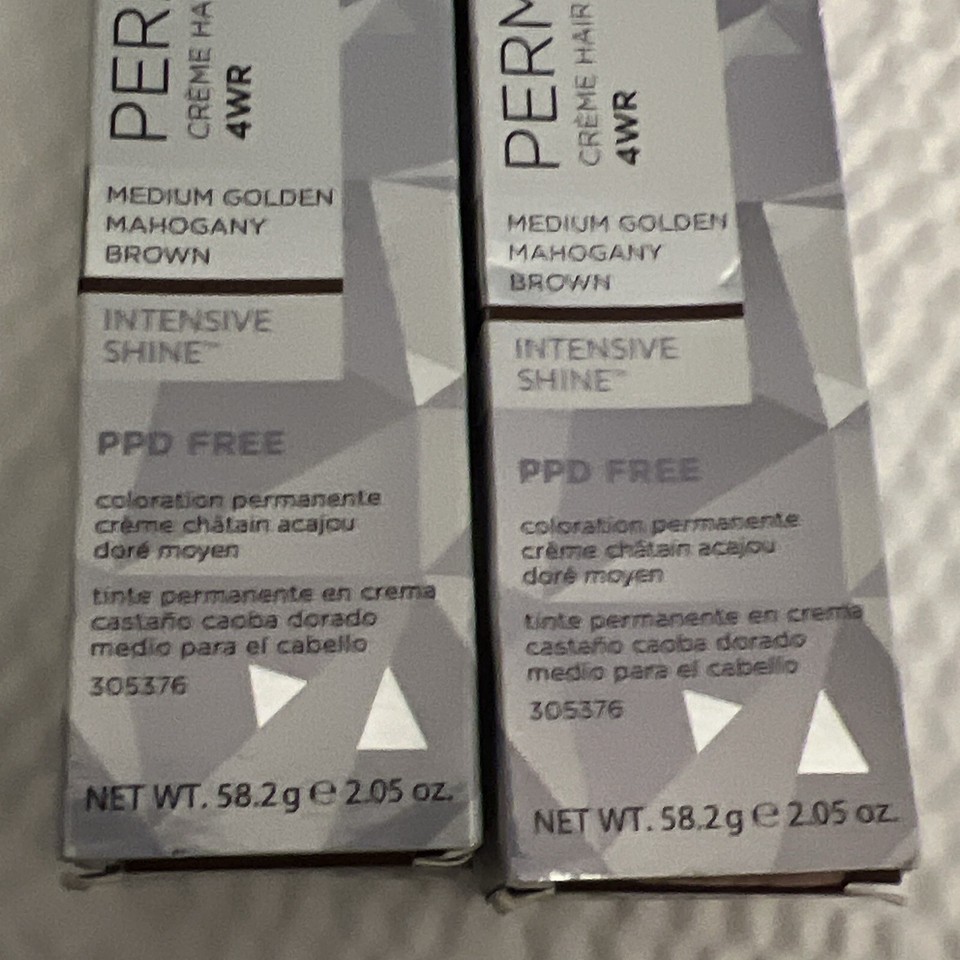 ion Color Brilliance Permanent Hair Color 4WR Medium Golden Mahogany ...