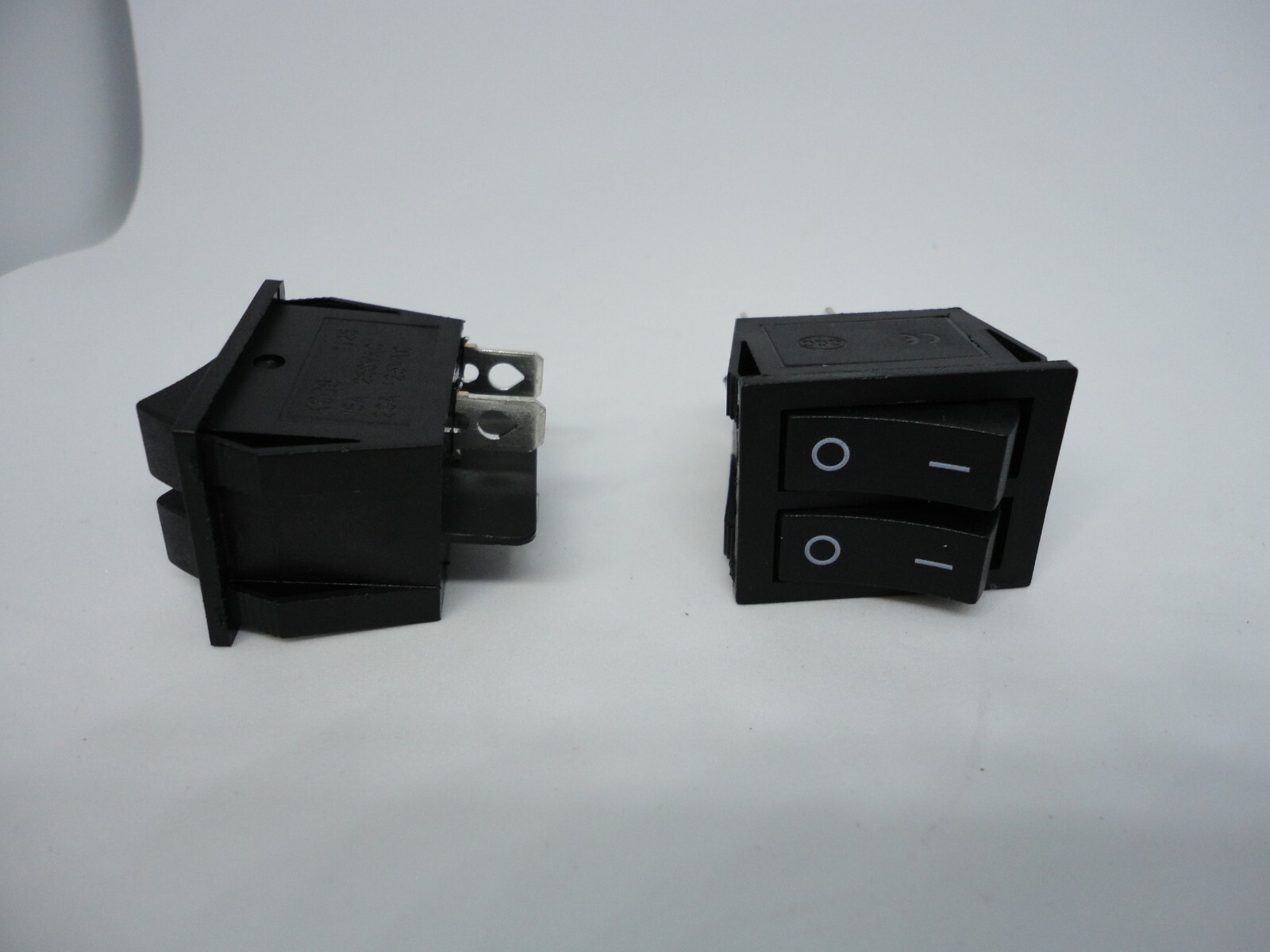 2 Pcs Pack Lot KCD8 T125 15A 250V 20A 125V CQC 4 Pins Dual Power Button ...