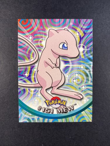 Topps Pokemon MEW #151 Blue Logo Non Holo TV Animation Edition NM | eBay