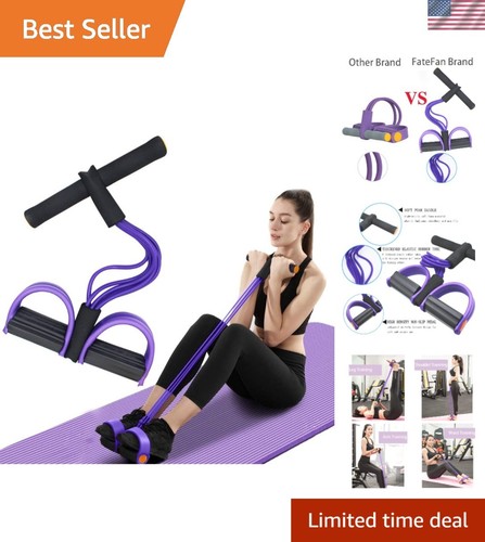 Multifunction Tension Rope, 6-Tube Elastic Yoga Pedal Puller Resistance ...