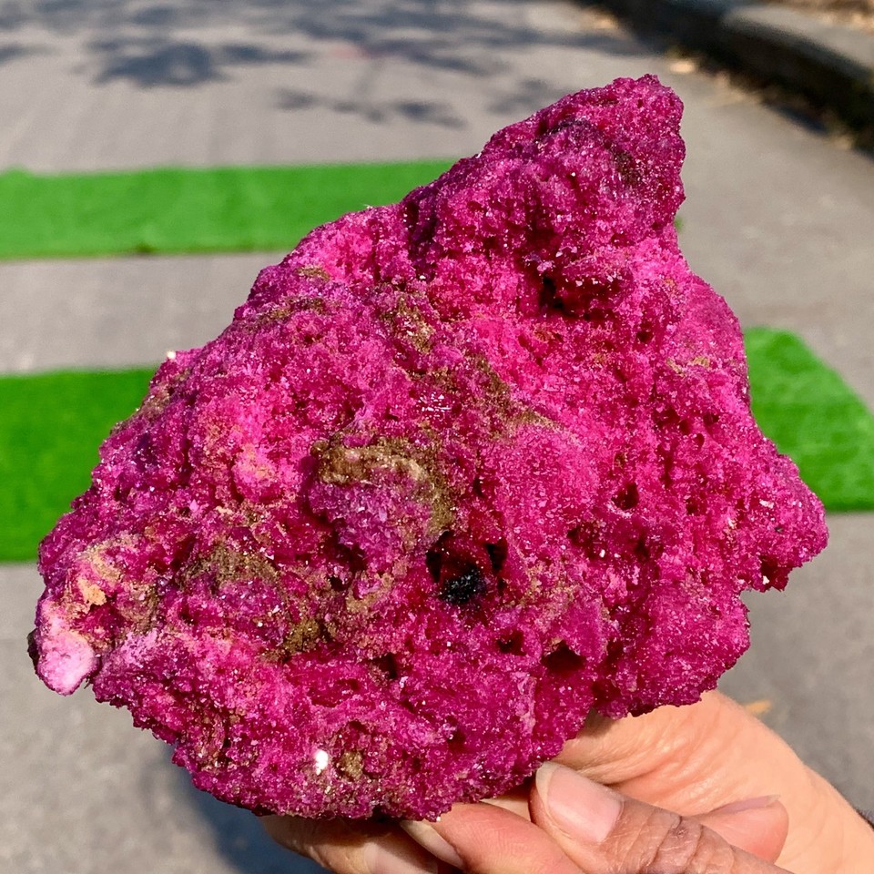 888G Natural Rough Red Corundum Phlogo Pit Mineral Spirits Ruby Raw ...